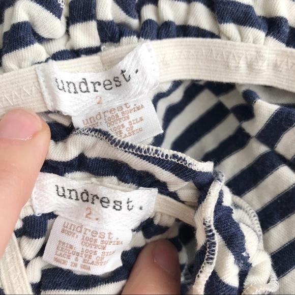 Undrest | Intimates & Sleepwear | Undrest Striped Halter Shorts Pjs ...